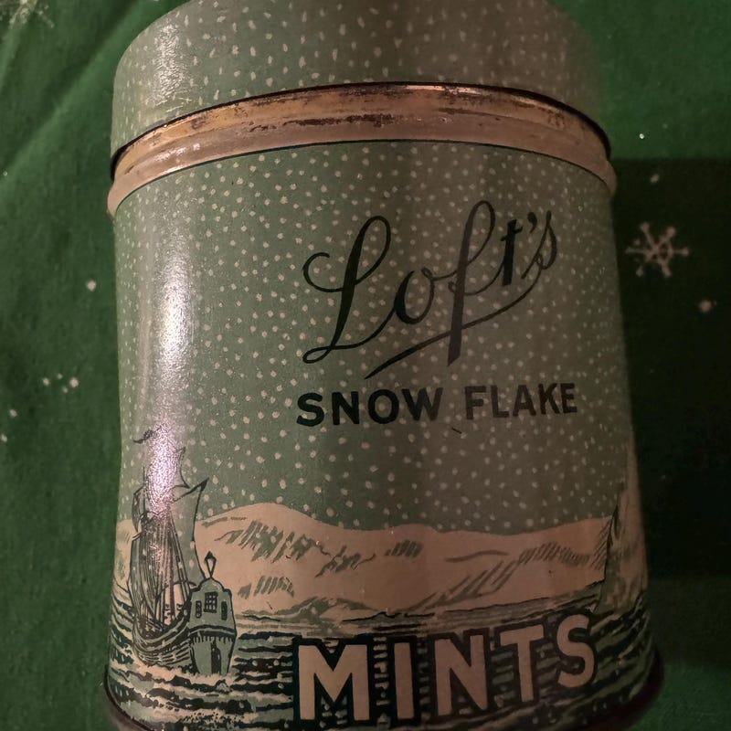 Vintage Candy Tin - Etsy