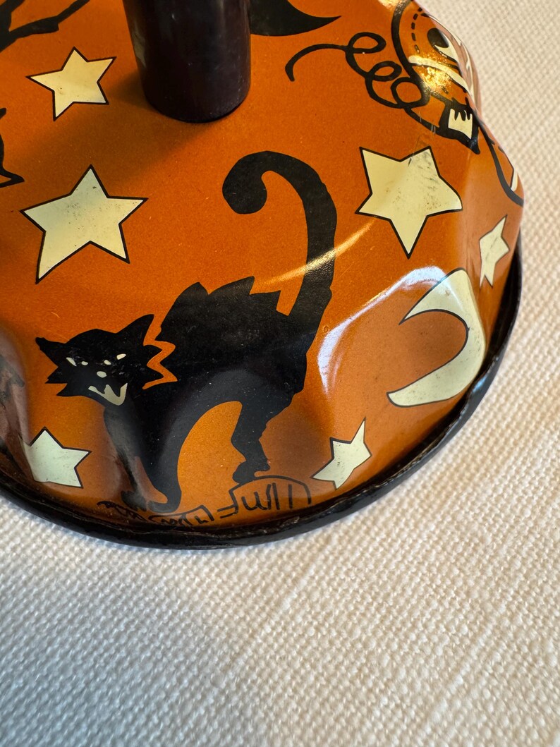 Vintage Halloween Clanker Noisemaker-cats, Bats, Owls, Pumpkins and ...