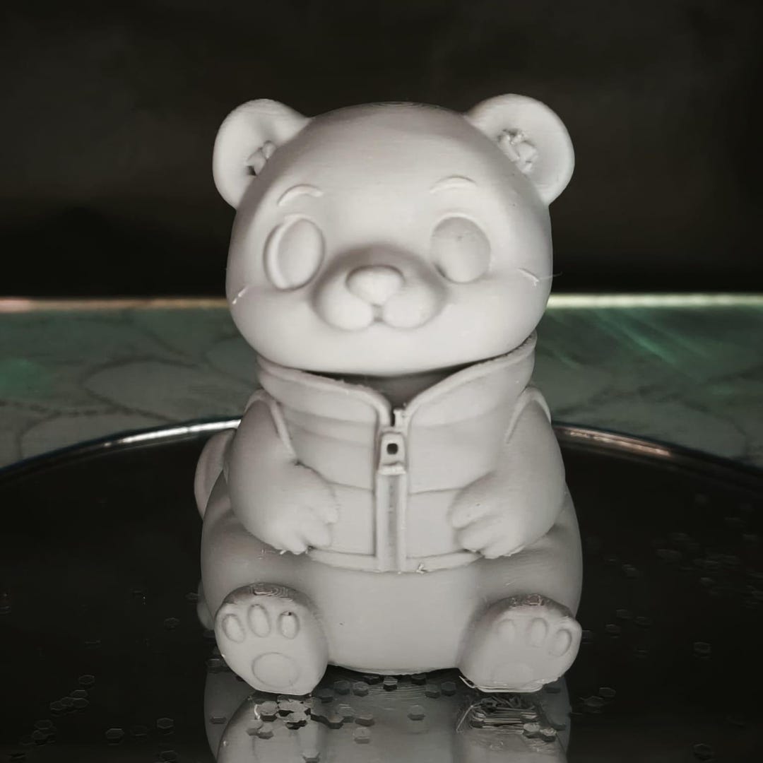 Chubby Kawaii Ferret STL – Cute 3D Printable Figurine – One-piece, Kid ...