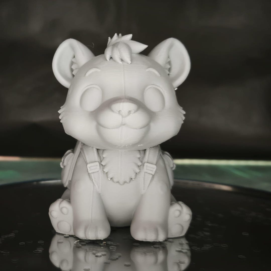 Chubby Kawaii Hyena STL – Cute 3D Printable Animal Figurine – One-Piece ...