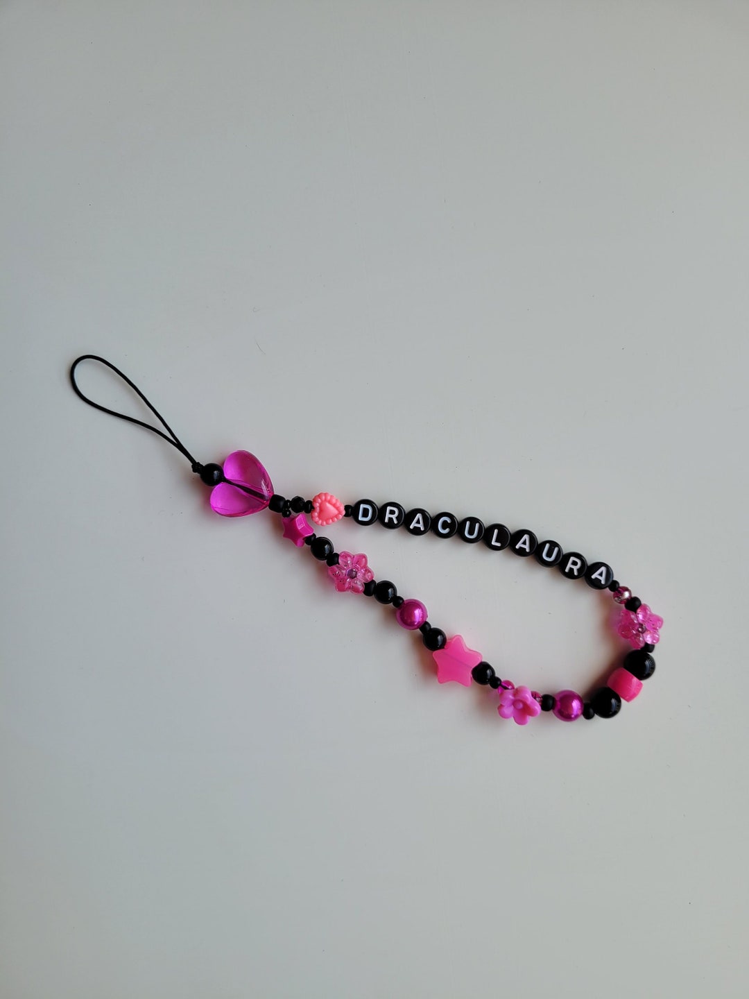 Small Goth Vampire Girl Mobile Cell Phone Charm Accessory Strap - Etsy