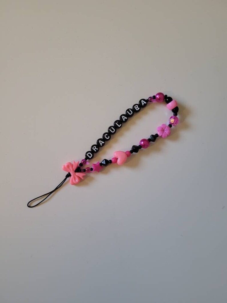 Small Goth Vampire Girl Mobile Cell Phone Charm Accessory - Etsy