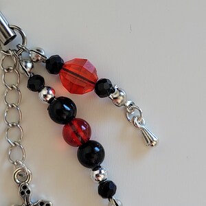 Small Wolf Werewolf Cross Mobile Cell Phone Charm Accessory Strap Cross ...