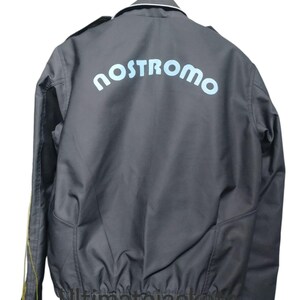 Nostromo Casual Jacket, Alien Grey Brett Vintage Style Crew Jacket - Etsy