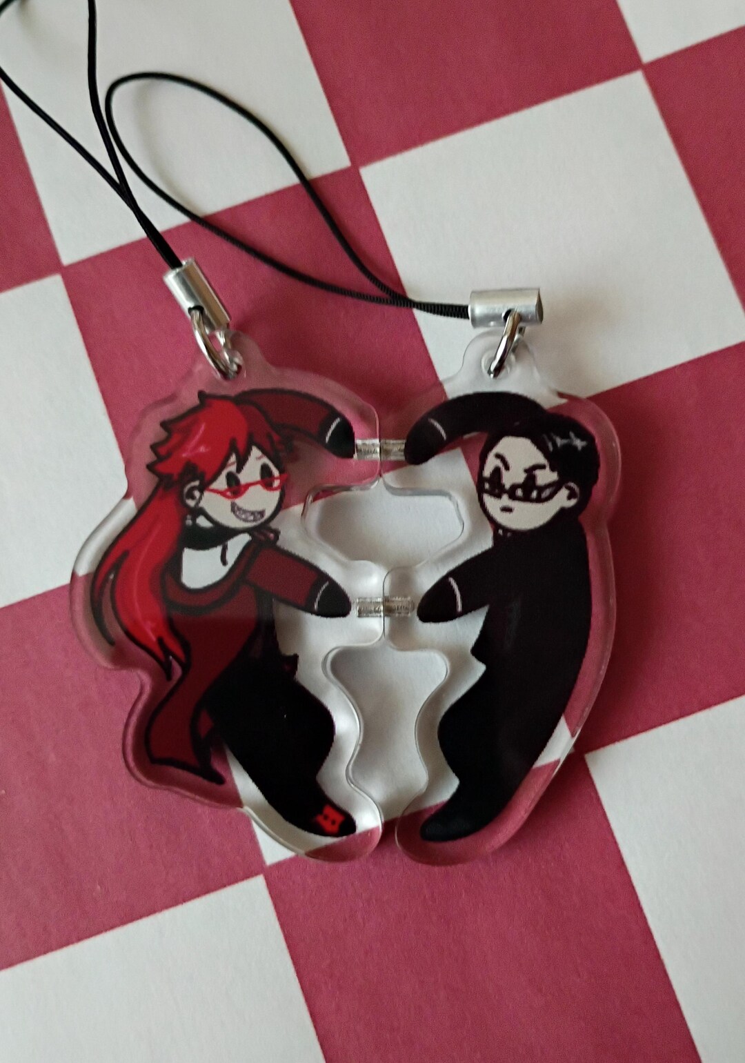 Grell and William Magnetic Phone Strap Pair - Etsy