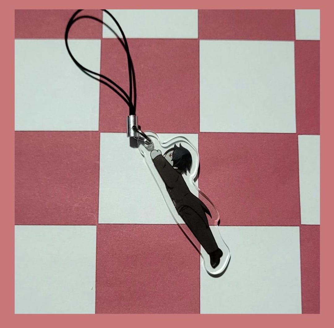 Black Butler Sebastian Phone Strap - Etsy