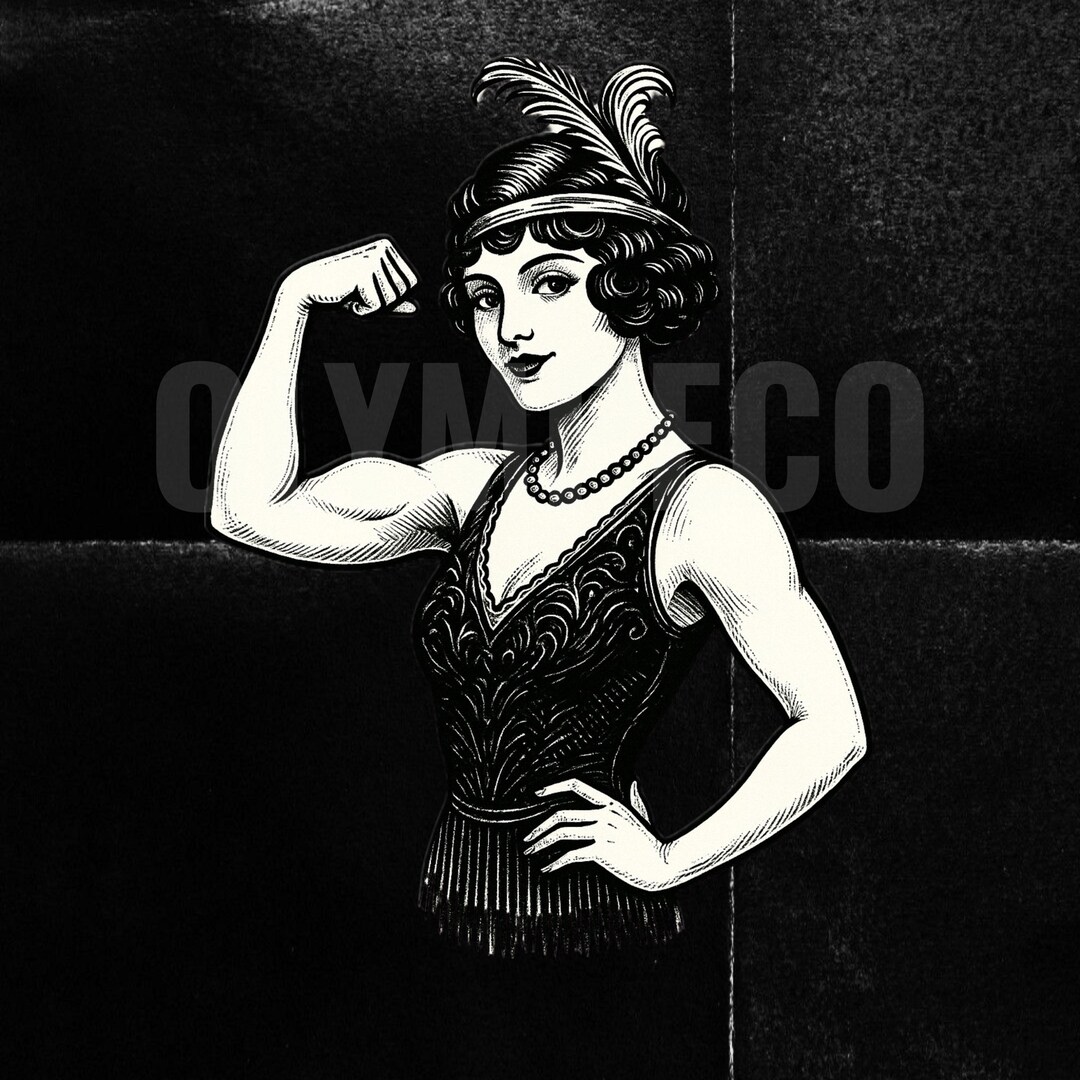 Vintage Strong Woman & Muscle Quote PNG Bundle | Fitness Apparel Design ...