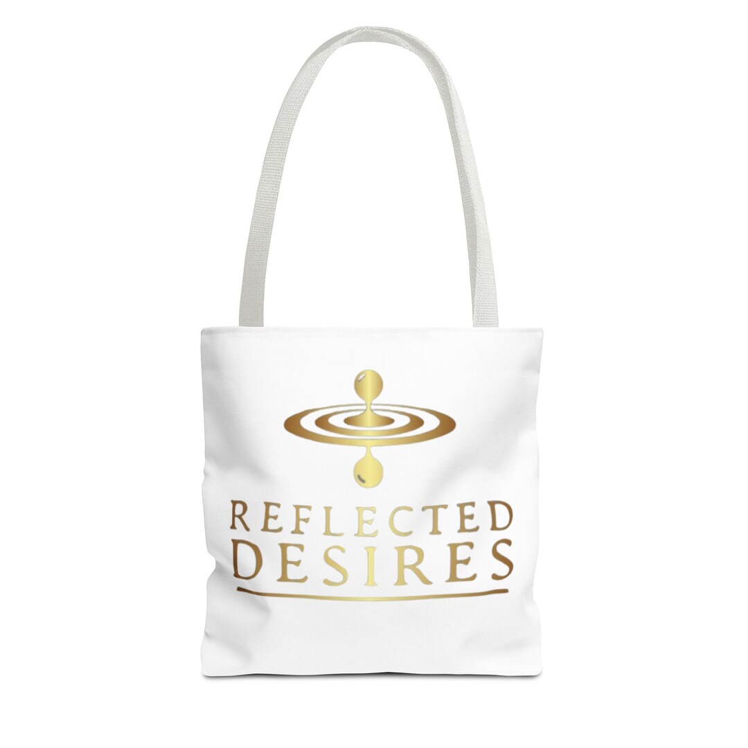 Reflected Desires White Tote Bag (AOP) - Etsy