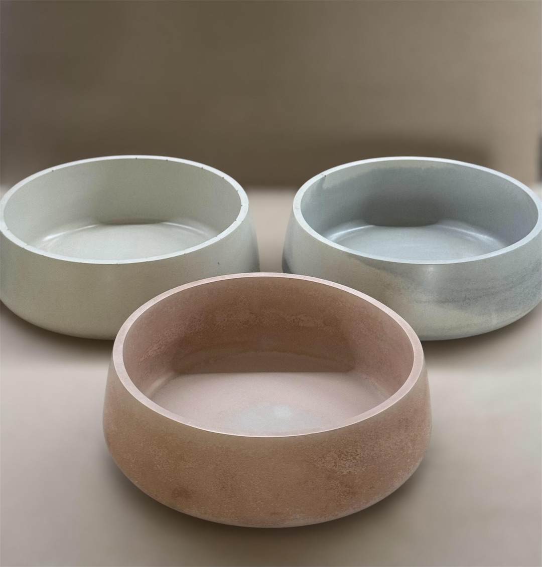 Handmade Cement Bowl – Minimalist Home Decor - Etsy