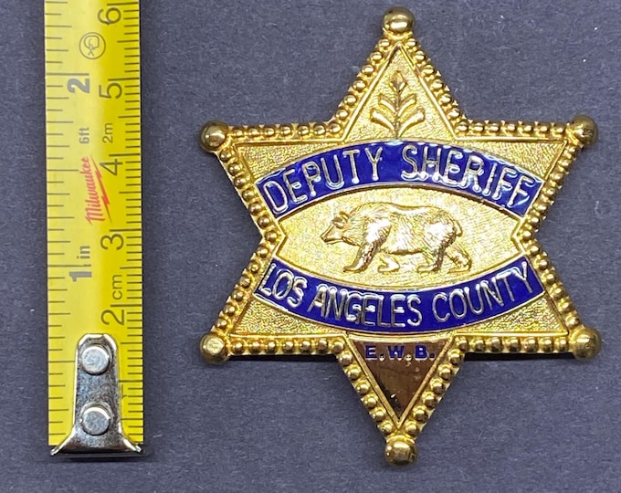 Los Angeles County Deputy Sheriff Badge - Etsy