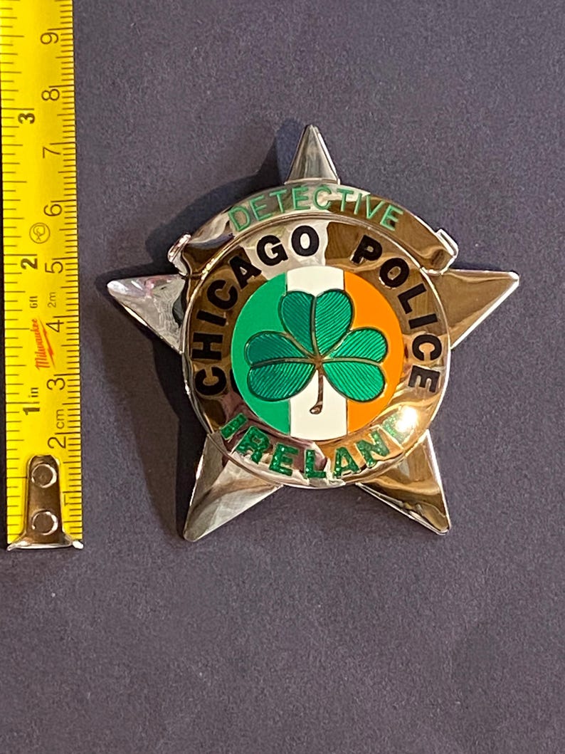 Chicago Police Detective Ireland Badge - Etsy