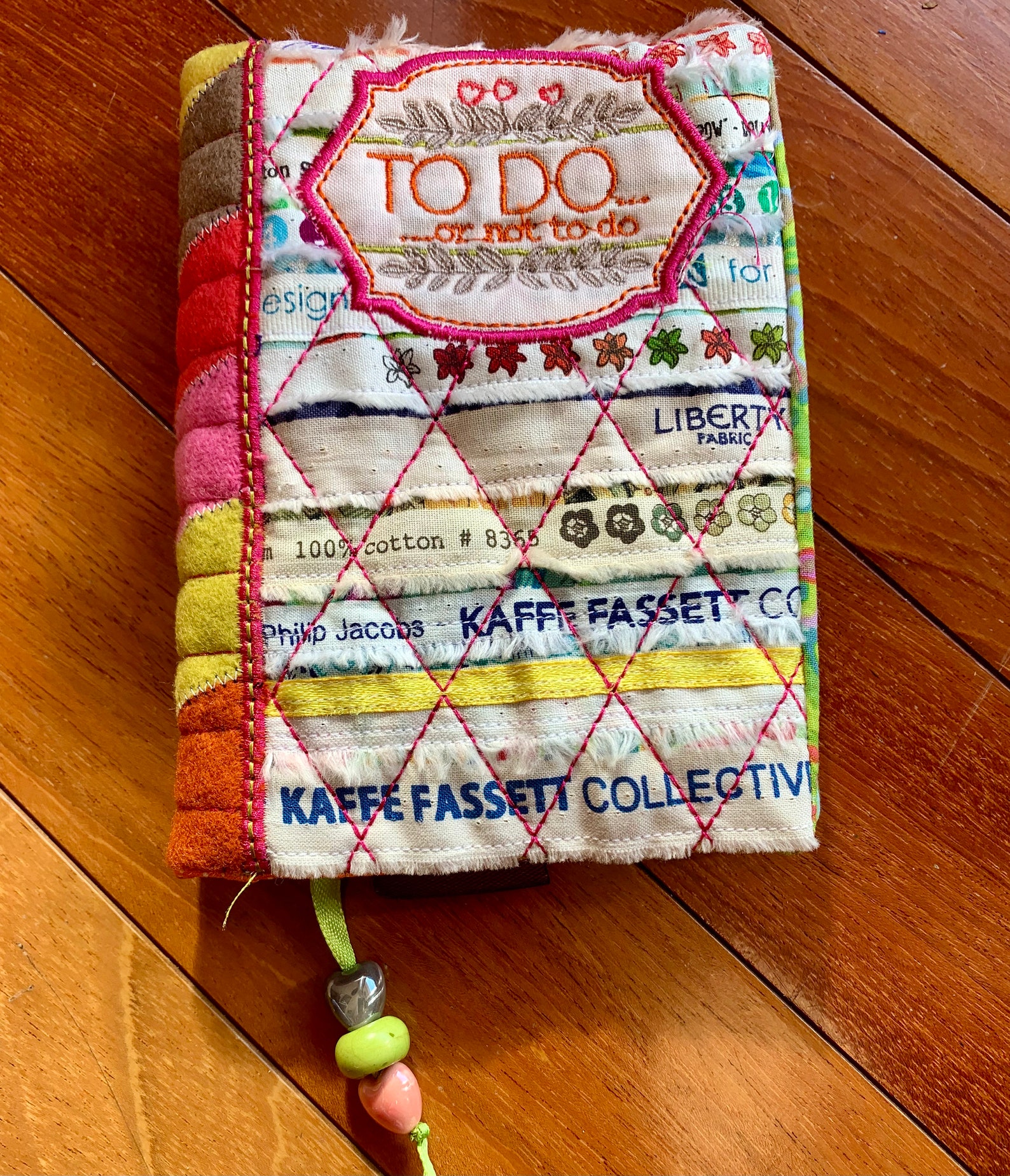 Selvedge Edge Quilted Journal Cover With Journal - Etsy