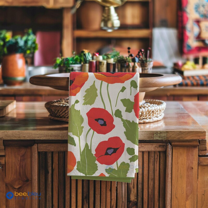 Poppy Towel - Etsy