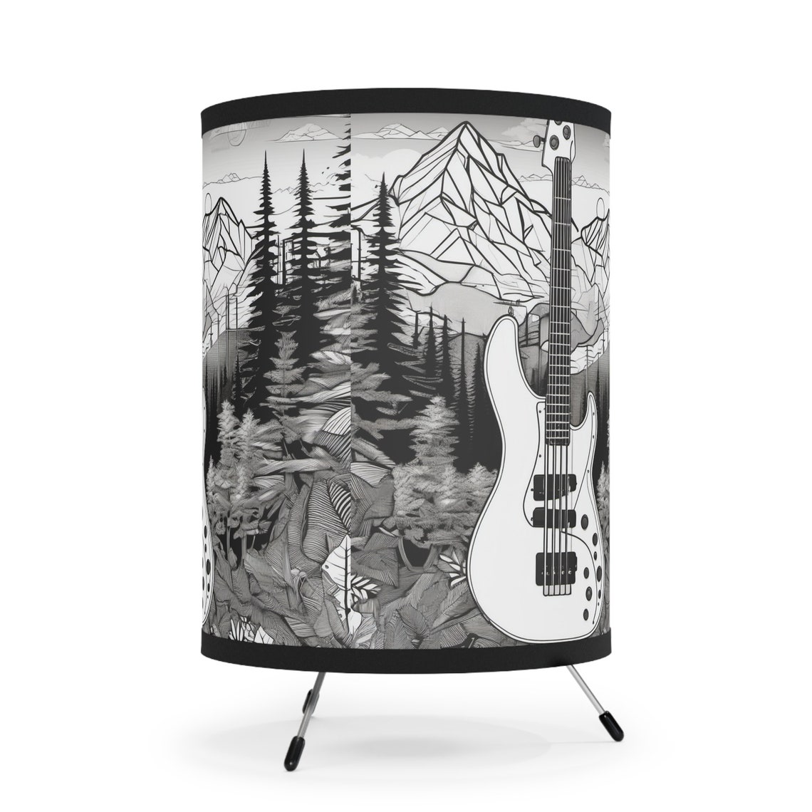 Guitar Lamp| Music Theme Lamp| Nuetral Lamp| Great Gift| Musician Gift ...