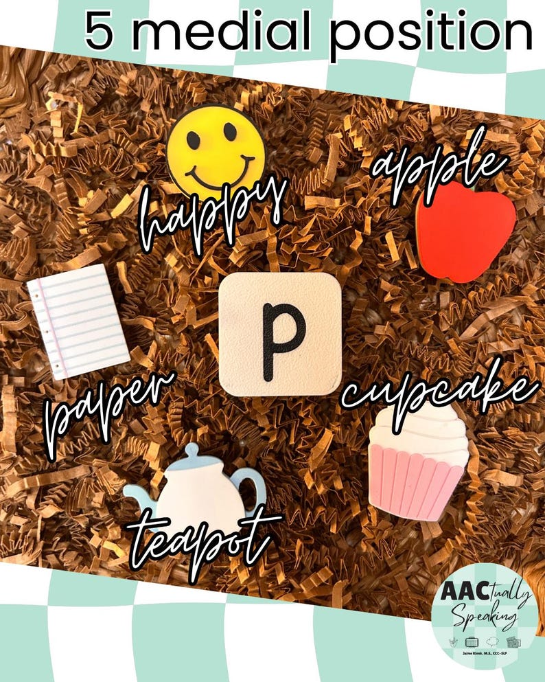 Speech Therapy Mini Objects by Sound - P | Slp-made | Initial, Medial ...
