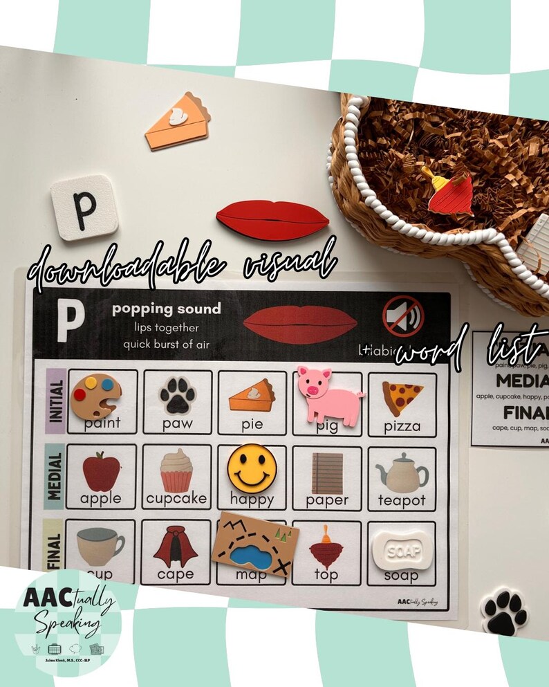 Speech Therapy Mini Objects by Sound - P | Slp-made | Initial, Medial ...
