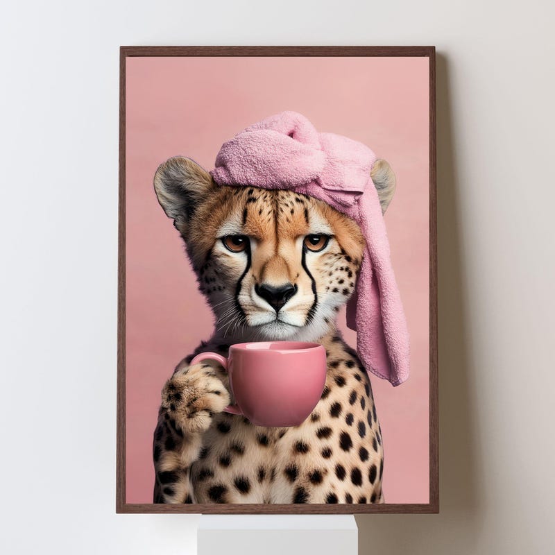 Cheetah Spa Decor - Etsy