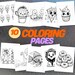 10 Cute Coloring Pages for Kids | Fun Printable Activity for Boys ...