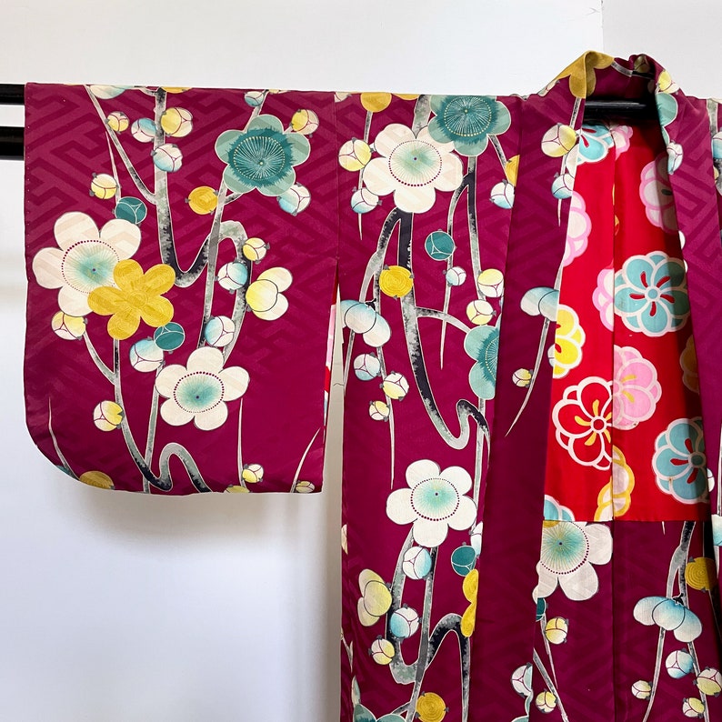 Vintage Japanese MCM Mid Century Classic Pattern Silk Haori O/S - Etsy