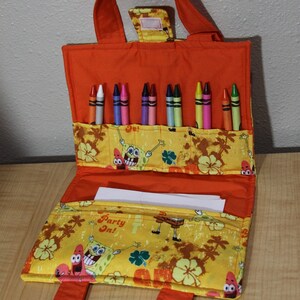 Sponge Bob Coloring Caddy - Etsy