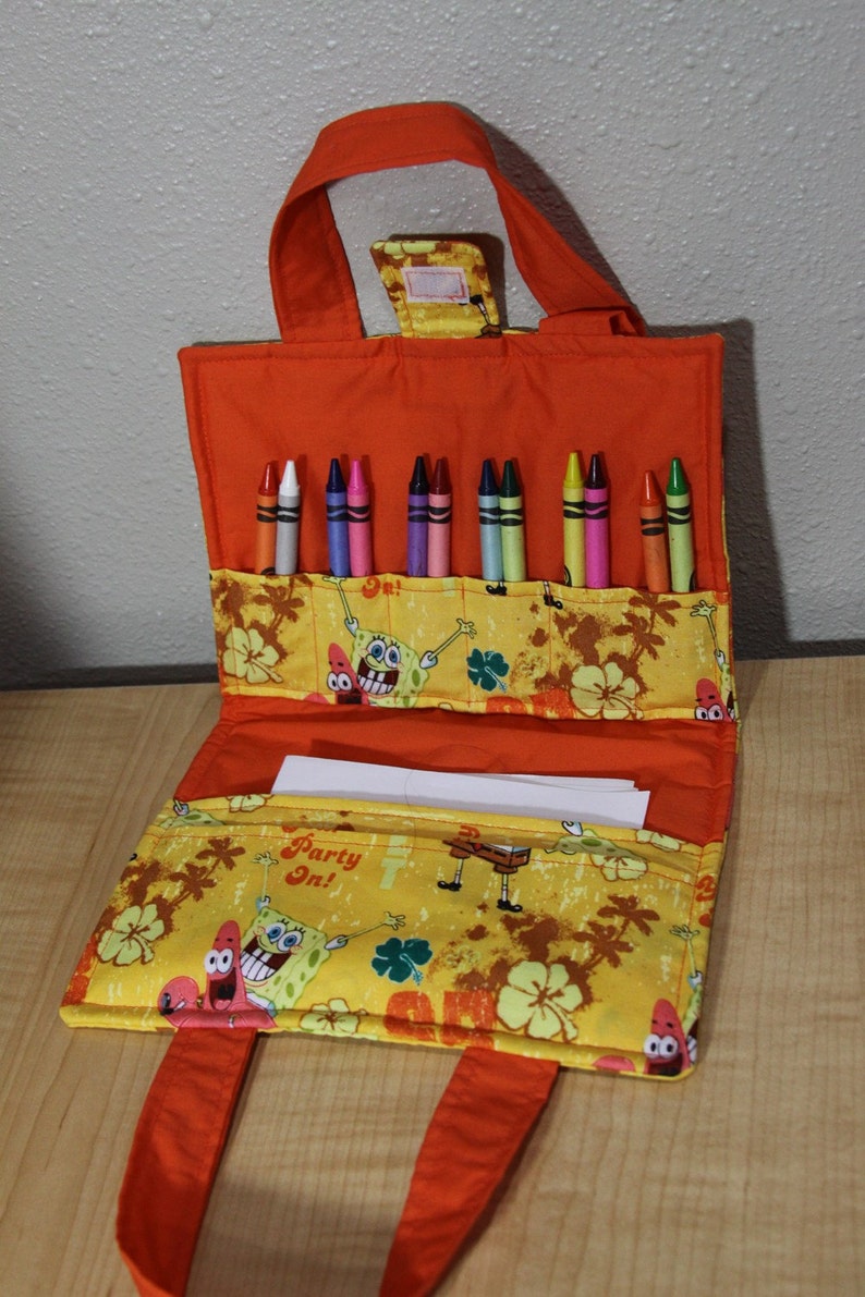 Sponge Bob Coloring Caddy - Etsy