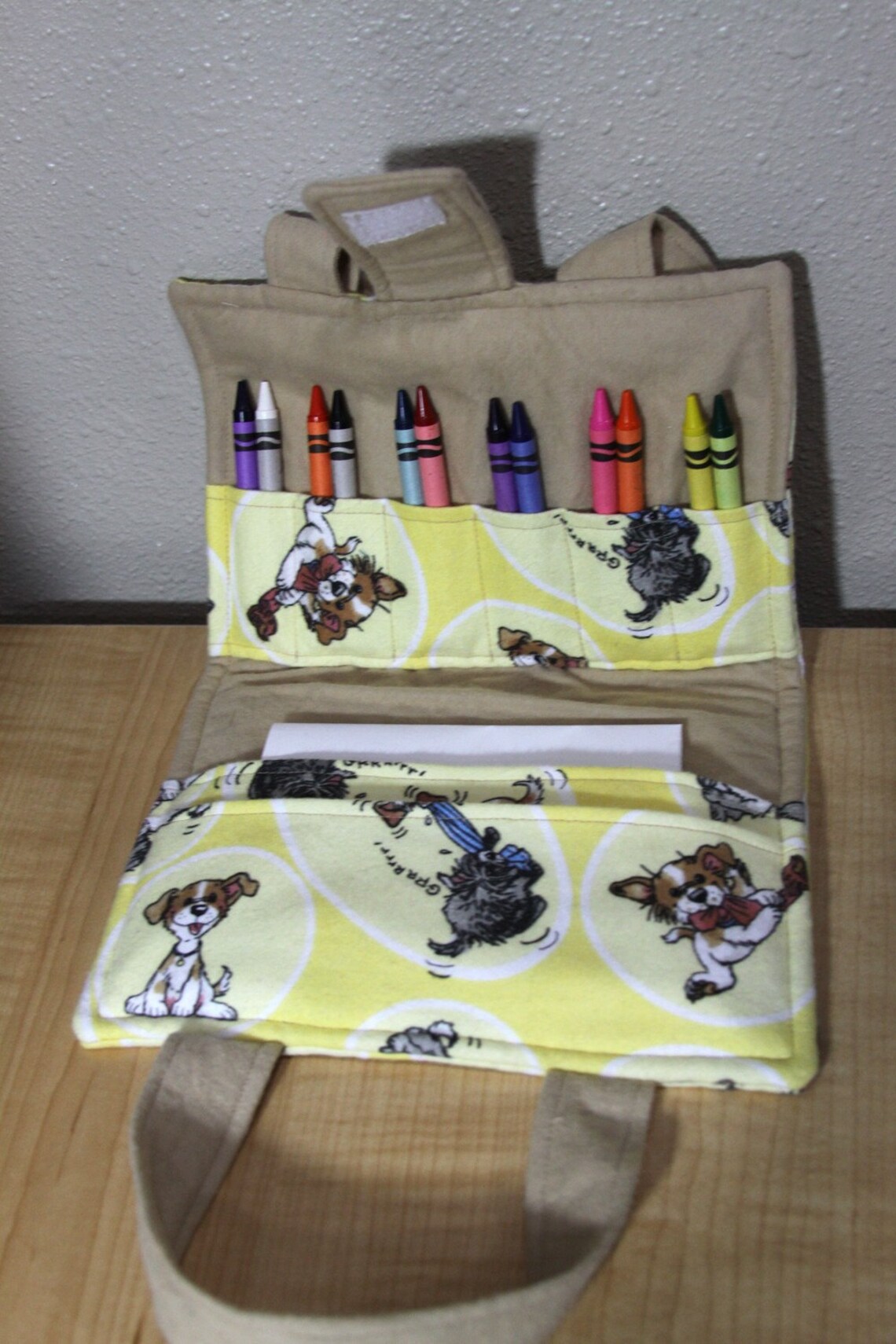Puppies Coloring Caddy - Etsy