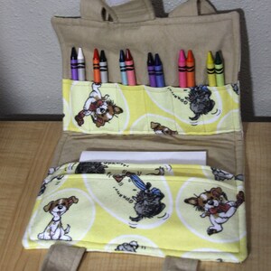 Puppies Coloring Caddy - Etsy