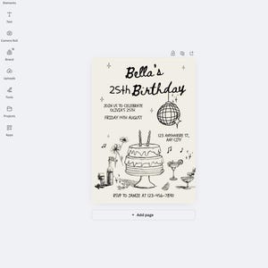 Customizable Birthday Invitation Template! - Etsy