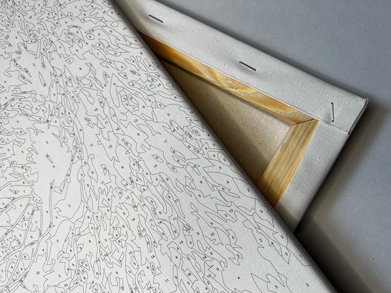 White Horse Paint by Number Kit – DIY Acrylic Painting for Home Decor ...