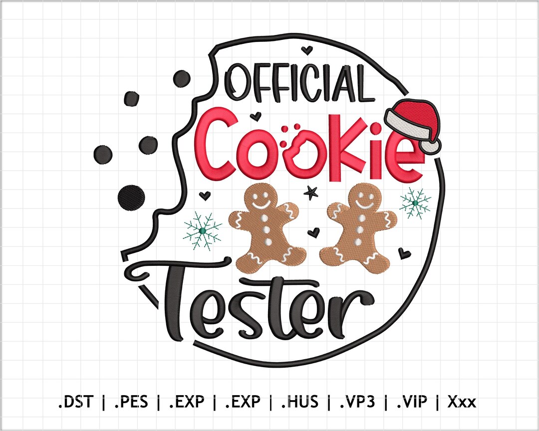 Official Cookie Taster Crew Embroidery, Official Cookie Taster ...
