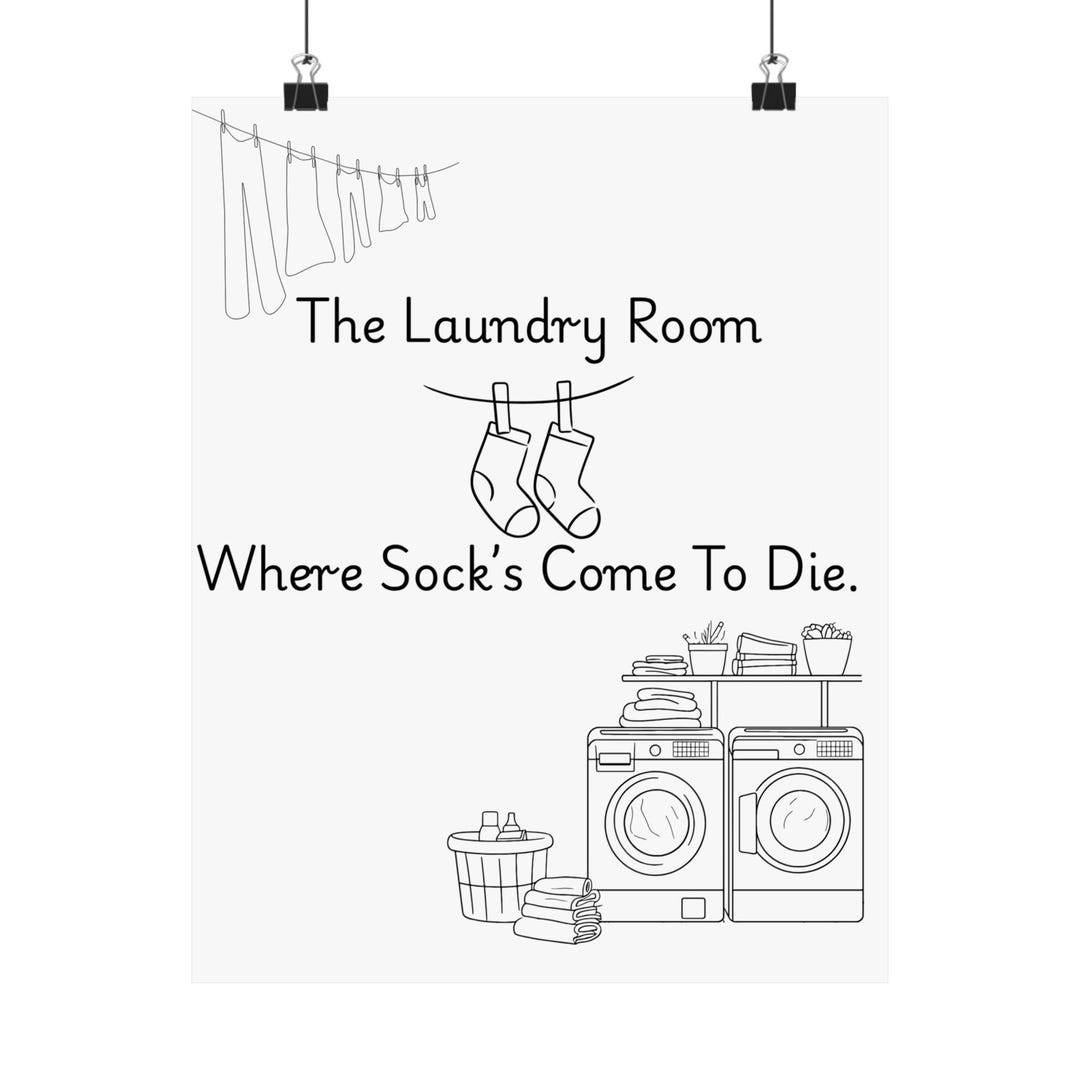 Laundry Room Humor Poster, Funny Home Decor, Wall Art for Laundry Room ...