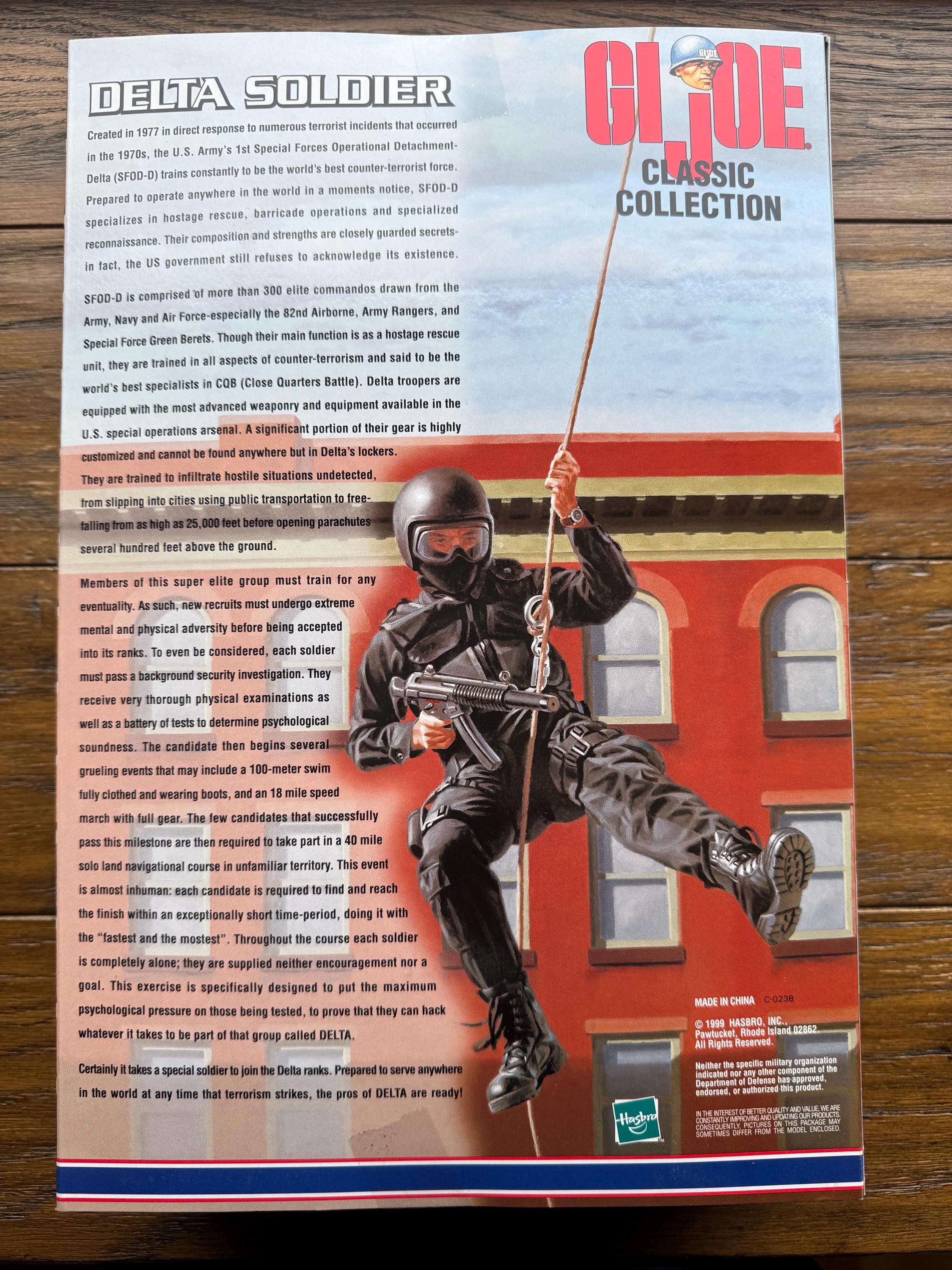 12 Inch GI Joe- Delta Soldier - Etsy
