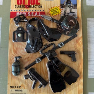 12 Inch GI Joe- Navy SEAL Mission Gear - Etsy