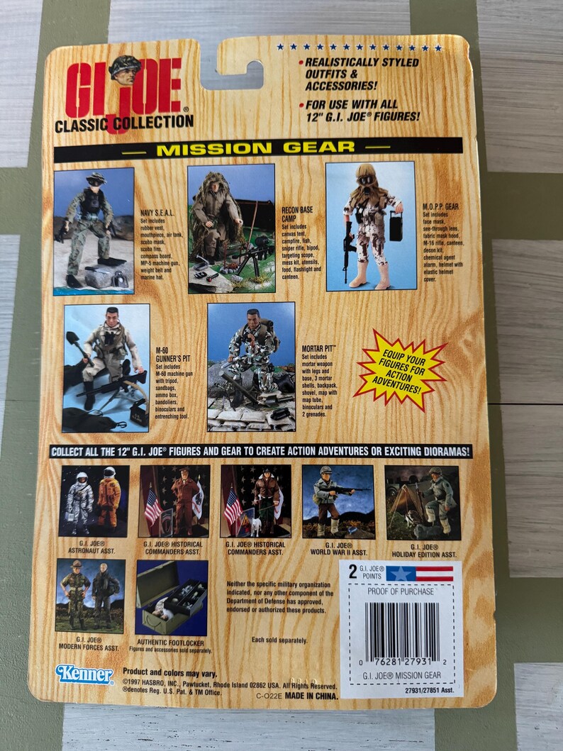 12 Inch GI Joe- Navy SEAL Mission Gear - Etsy