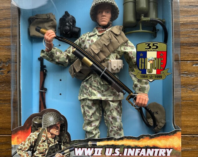 12 Inch GI Joe- WWII US Infantry With Flamethrower - Etsy
