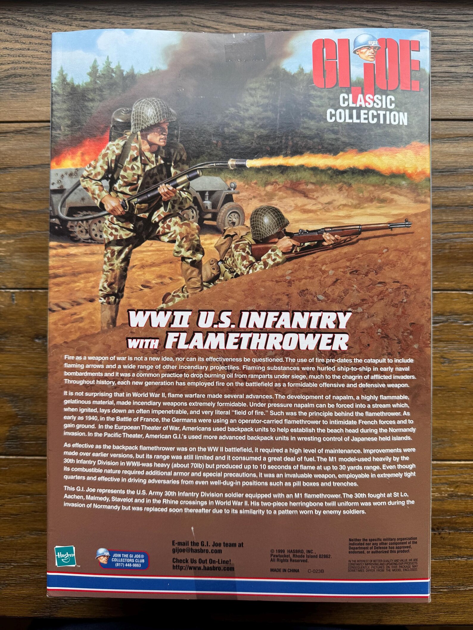 12 Inch GI Joe- WWII US Infantry With Flamethrower - Etsy