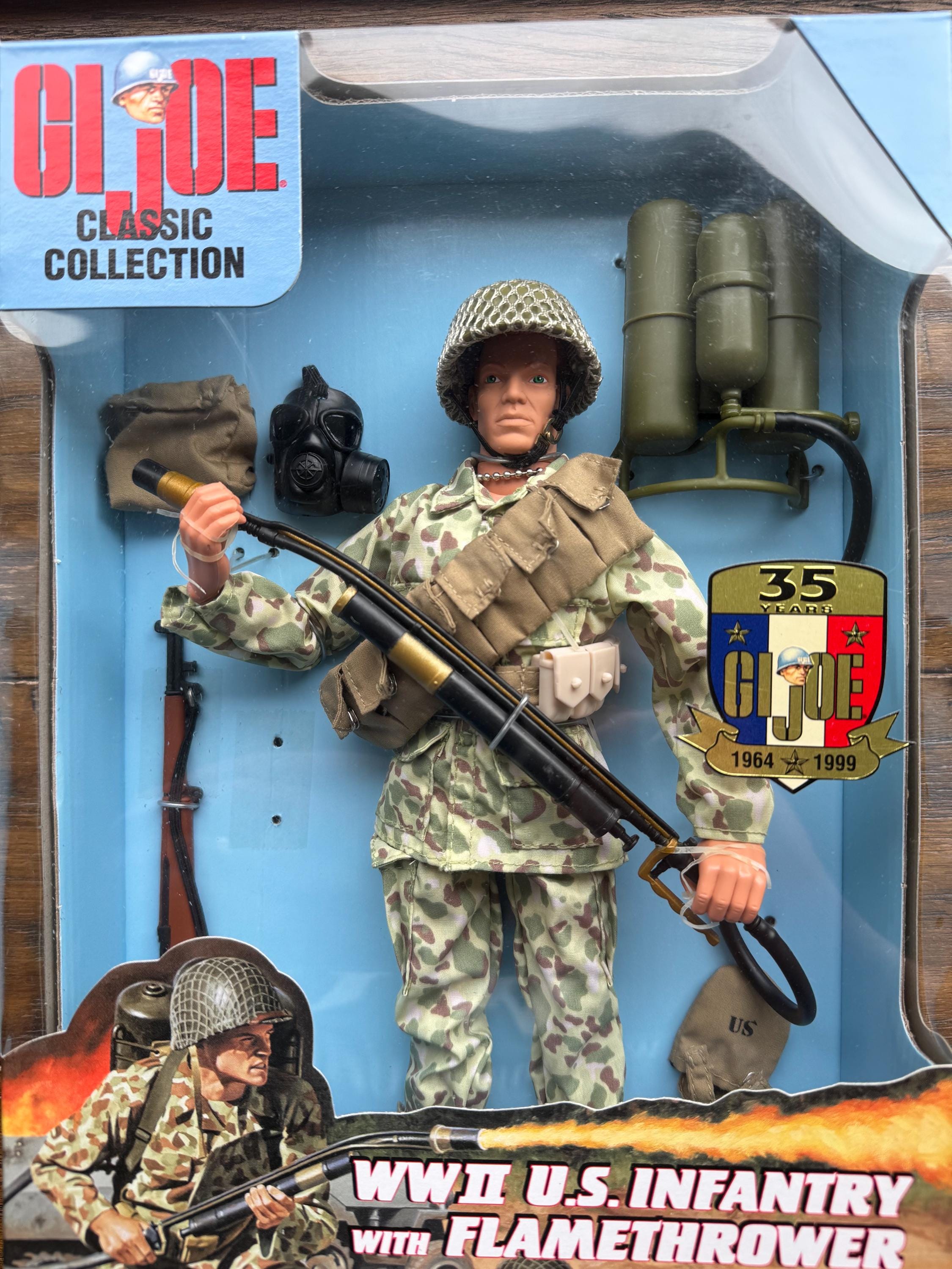 12 Inch GI Joe- WWII US Infantry With Flamethrower - Etsy