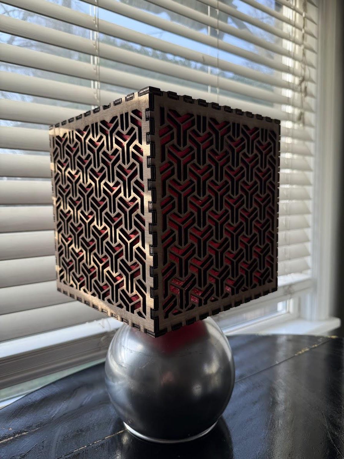 Laser Cut Cube Lampshade - Etsy