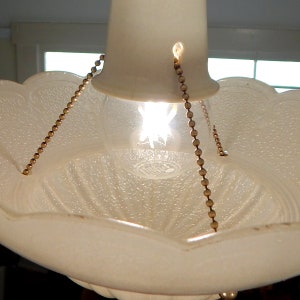 Antique Beaded Chain Semi-flush Ceiling Light Fixture - Etsy