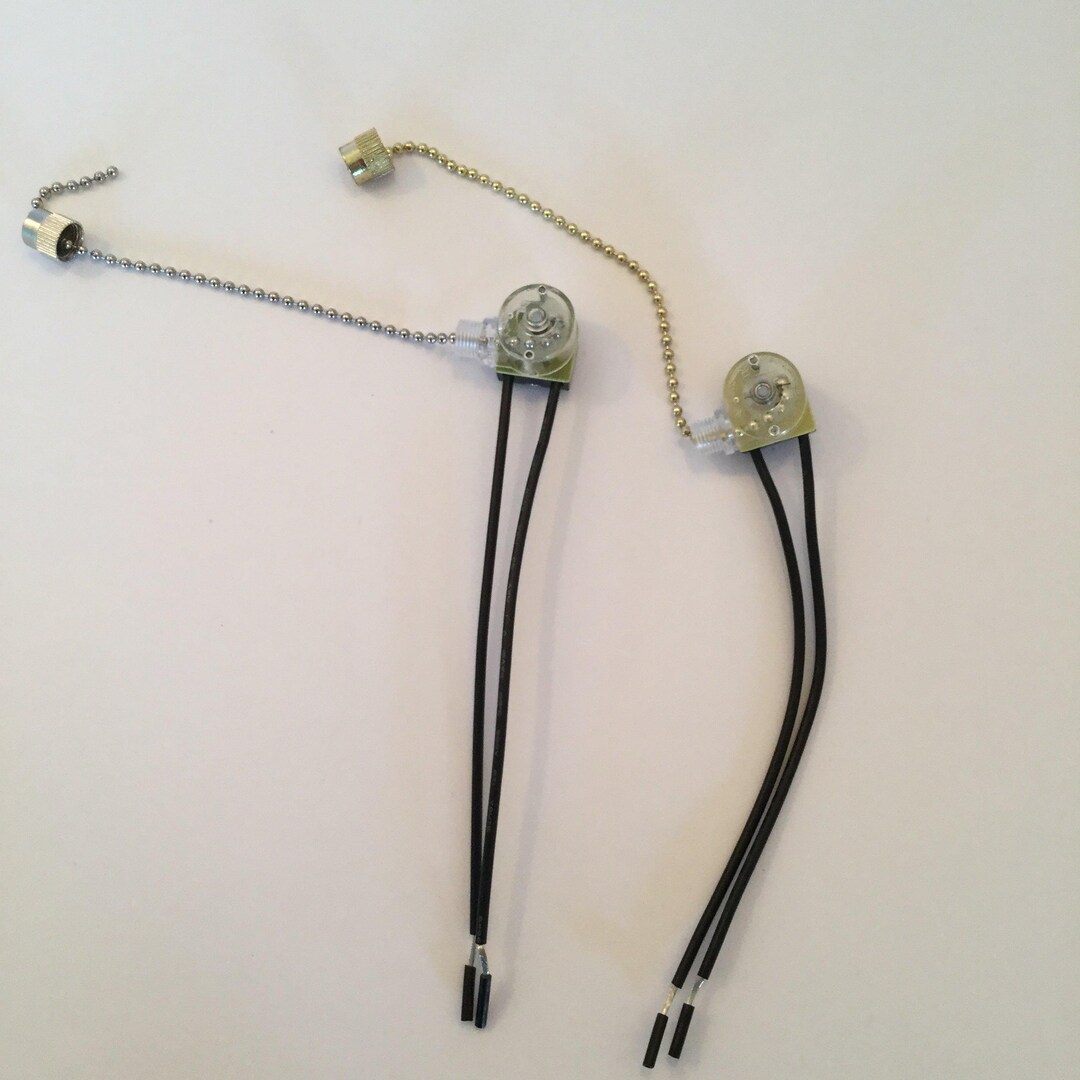 Pull Chain Canopy Switch With Nickel or Brass Finish - Etsy