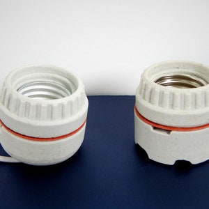 Medium Base Porcelain Sign Socket Receptacle - Etsy