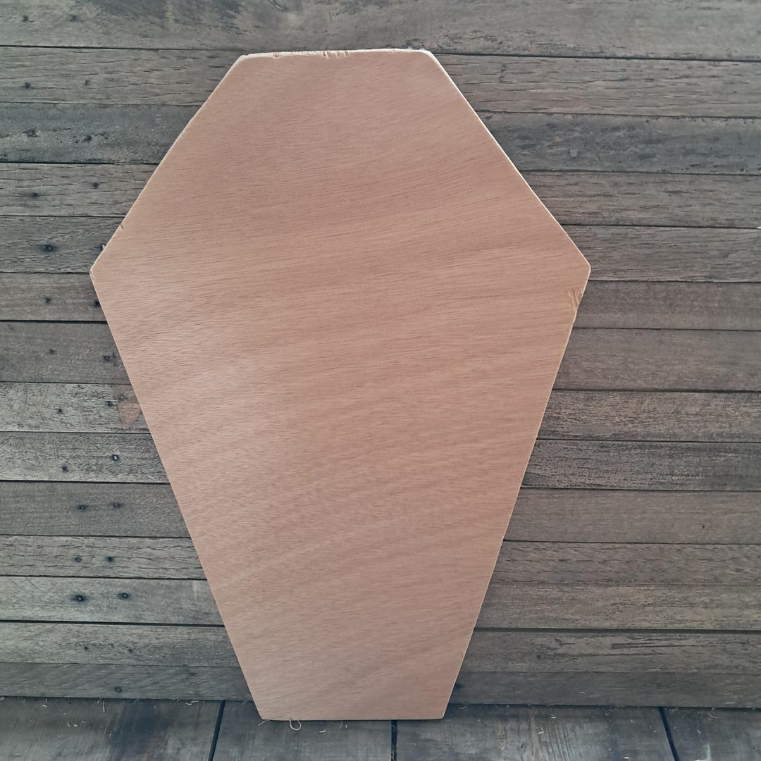 Wood Coffin Blank for Halloween DIY, Fall Crafts, Halloween Crafts ...