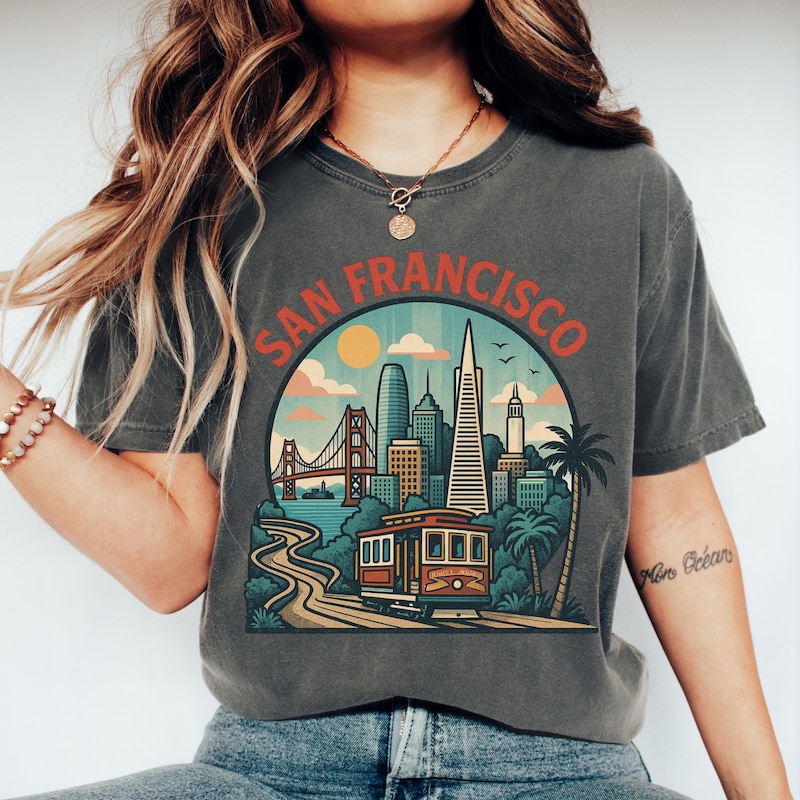 San Francisco Tshirt - Etsy