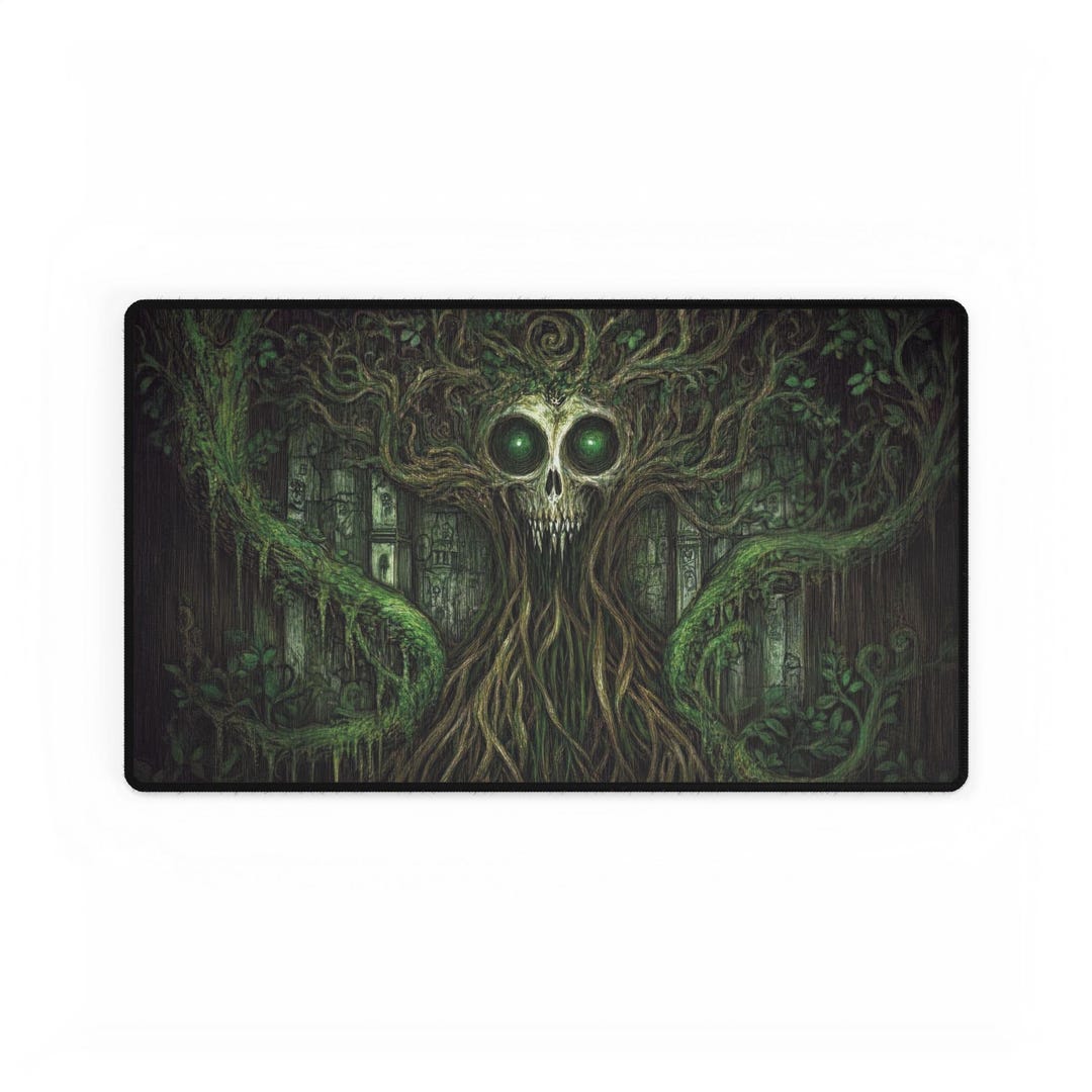 Rootbound Requiem | Gothic Golgari MTG Playmat, Medieval Marginalia ...