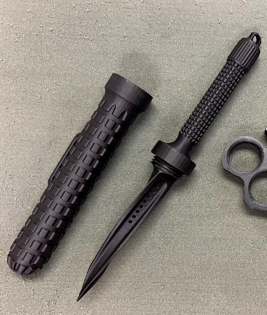 Tri Blade Letter Opener With Sheath - Etsy