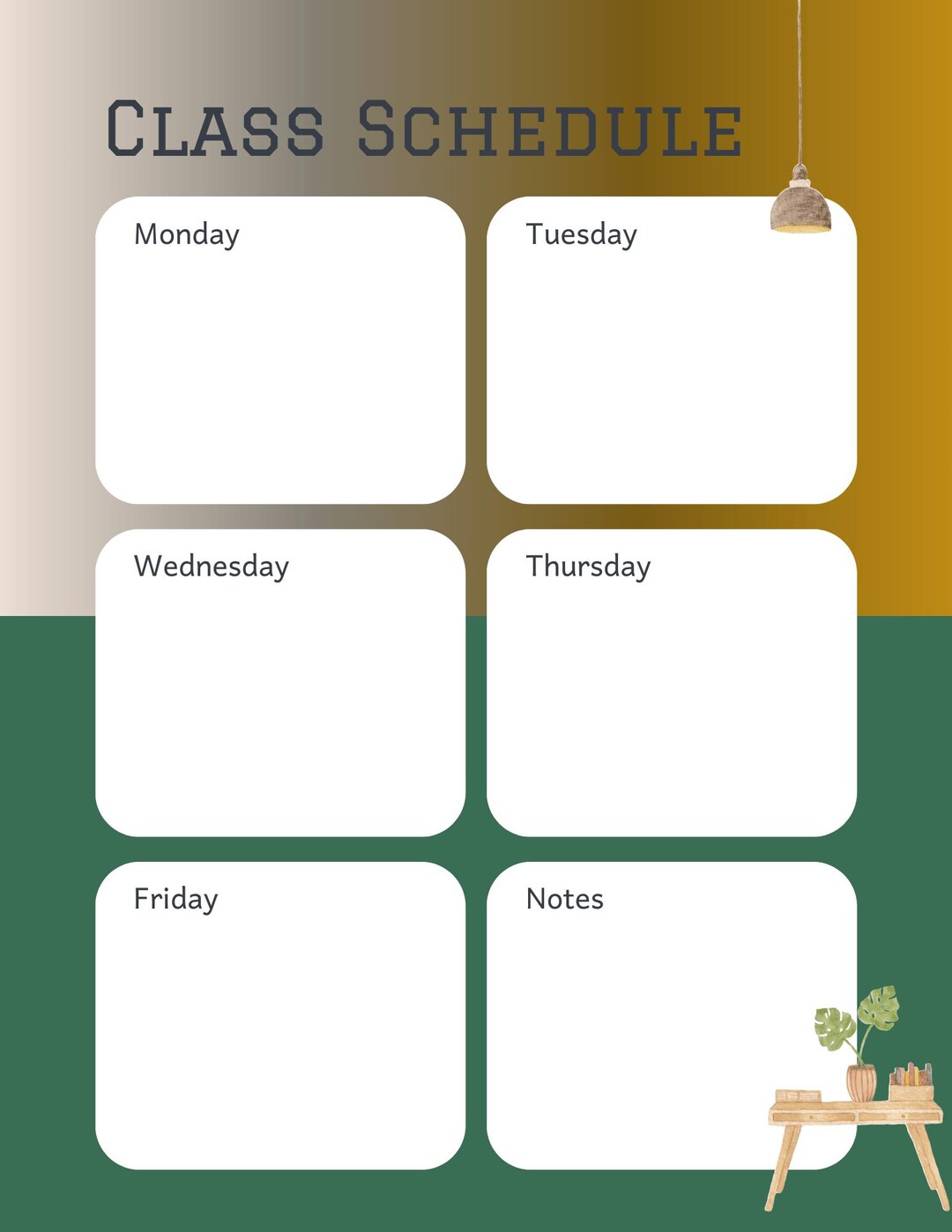 Customize Schedule - Etsy