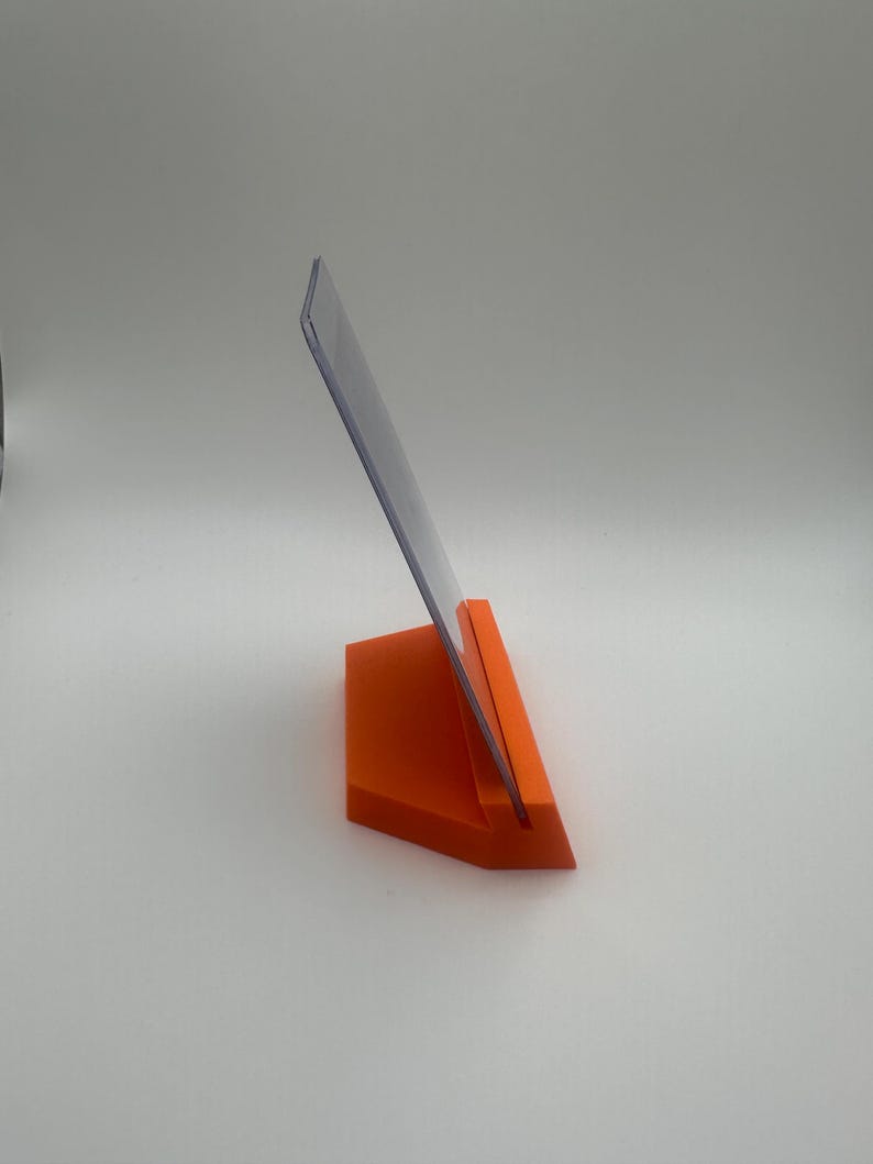 Custom 3D Printed Card Display Stand for Standard 3x4 Top Loader - Etsy