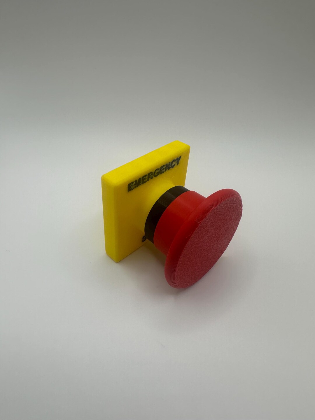 3D Printed “emergency Stop” Clicker | Funny Clicker Fidget Toy ...