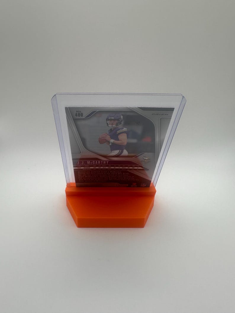 Custom 3D Printed Card Display Stand for Standard 3x4 Top Loader - Etsy