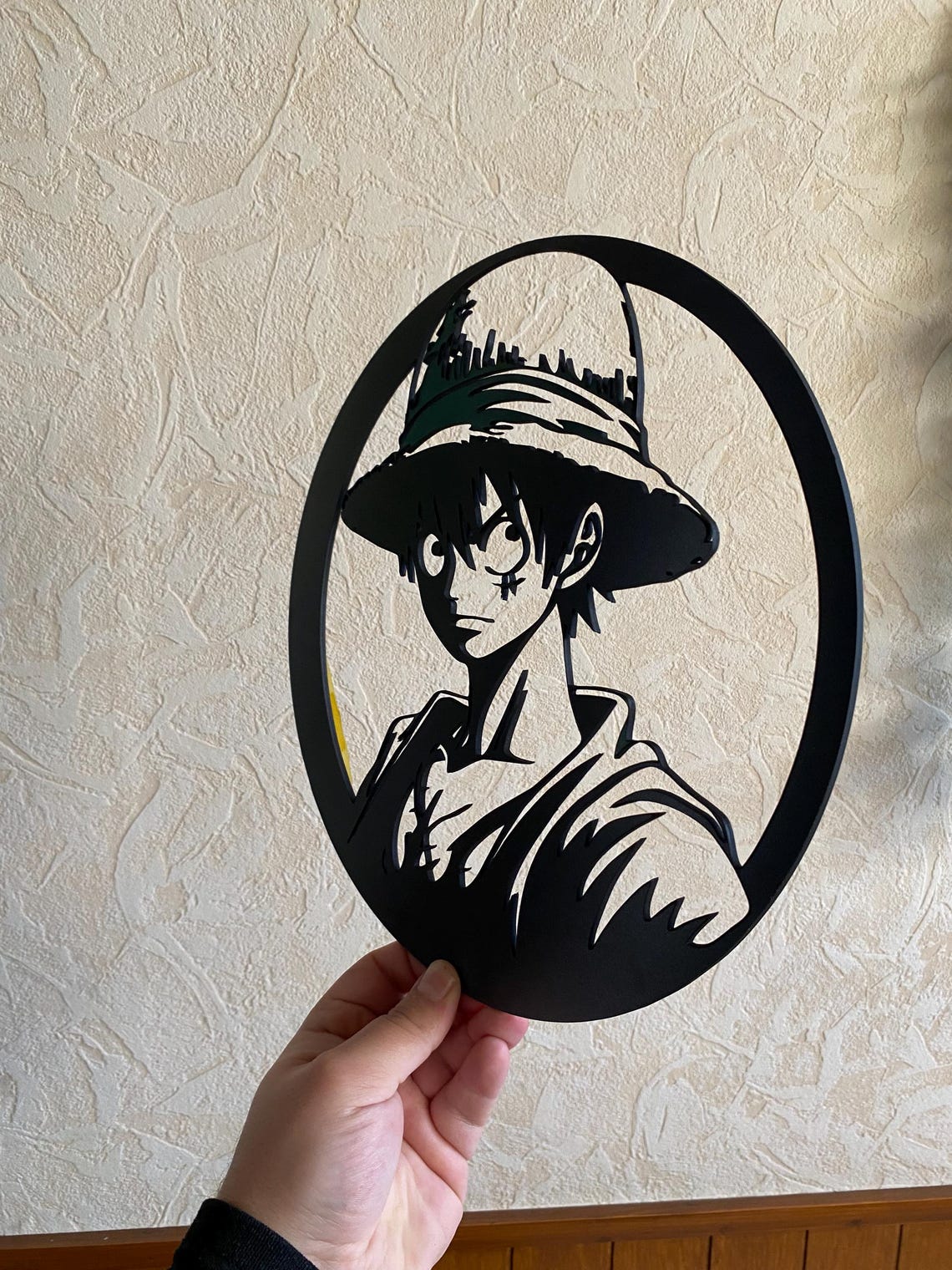Monkey D. Luffy - One Piece - Silhouette 2D - Etsy France